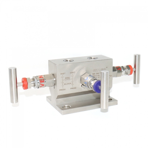 T-shaped Single Flange Three-valve Manifolds,Three-Valve Manifolds